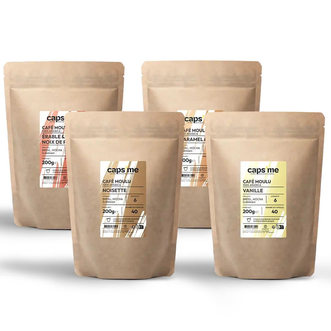 CAPS ME - Capsule rechargeable Nespresso compatible et réutilisable