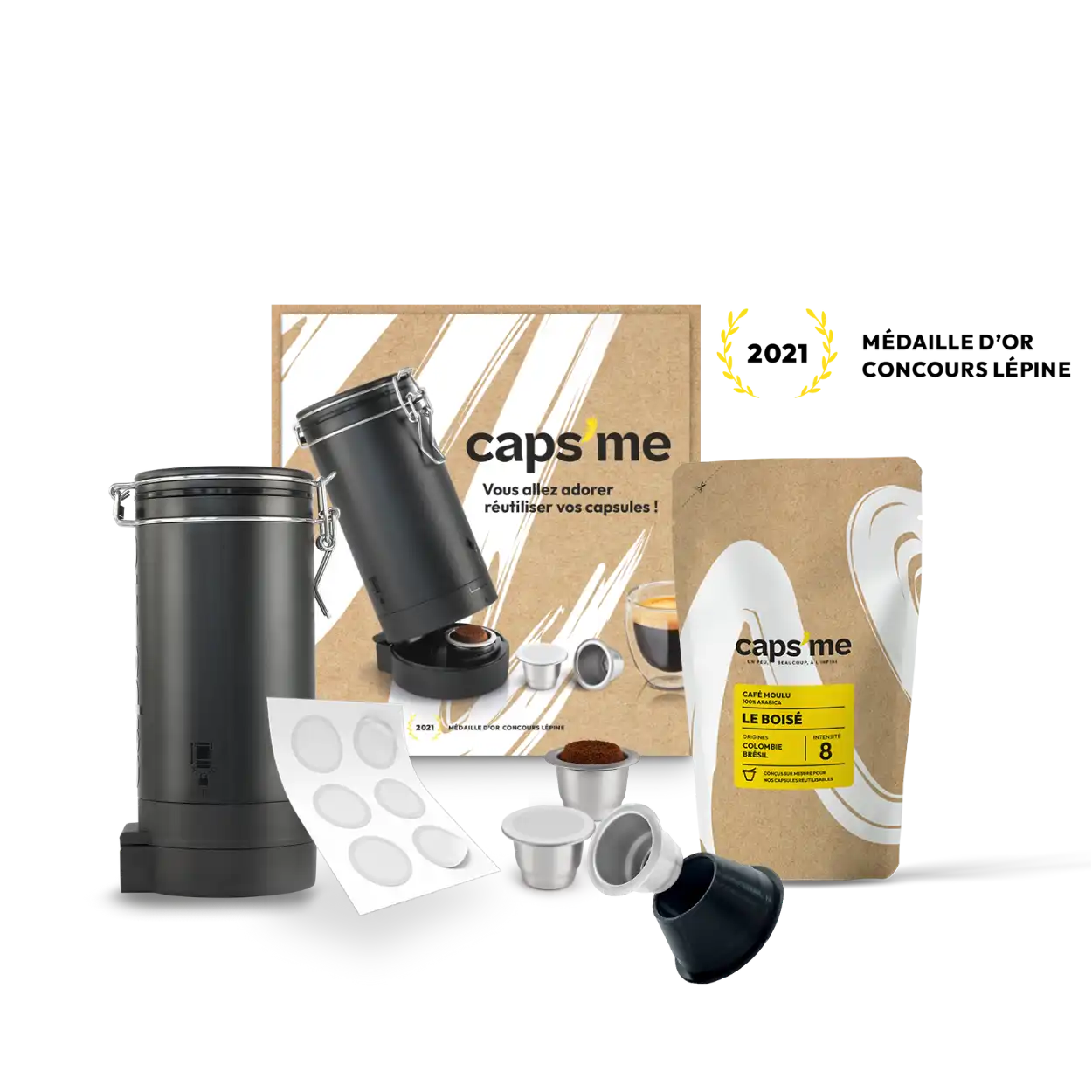 Le coffret CAPS'ME Dolce Gusto® | Rechargez vos capsules réutilisables ...