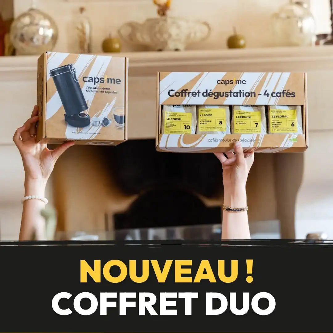 CAPS ME - Capsule rechargeable Nespresso compatible et réutilisable