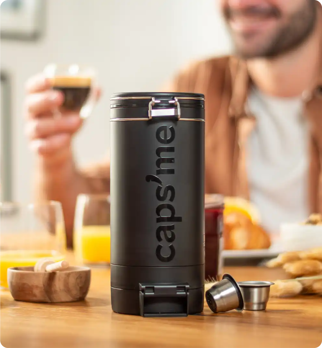 CAPS ME - Capsule rechargeable Nespresso compatible et réutilisable