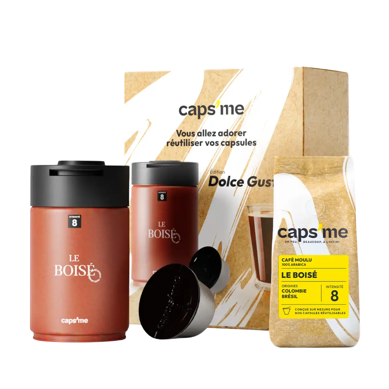 Le coffret CAPS'ME Dolce Gusto® | Rechargez vos capsules réutilisables ...