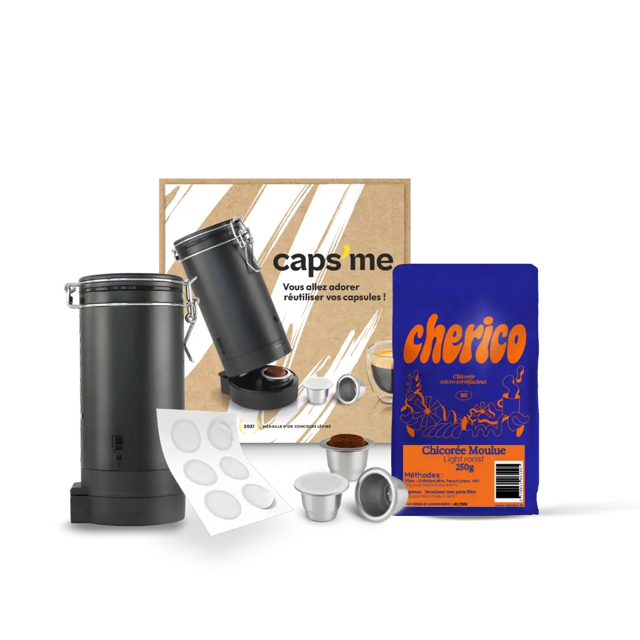 Coffret Twist avec chicorée de spécialité – CAPS ME